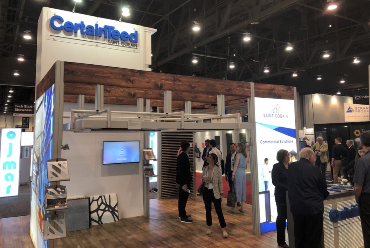 CertainTeed Booth AIA Conference on Architecture 2019 Ceiling Design ...